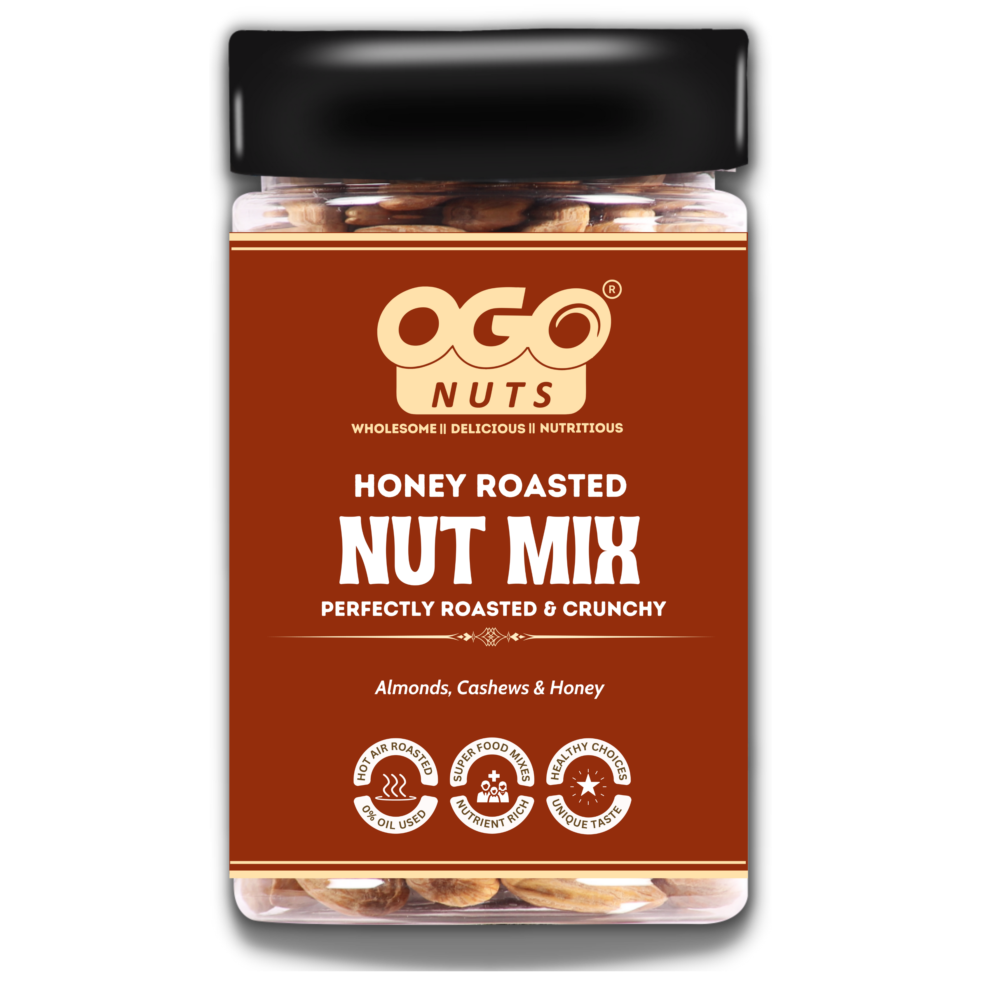 Ogonuts Honey Roasted Nut Mix | Perfectly Roasted & Crunchy – OgoNuts