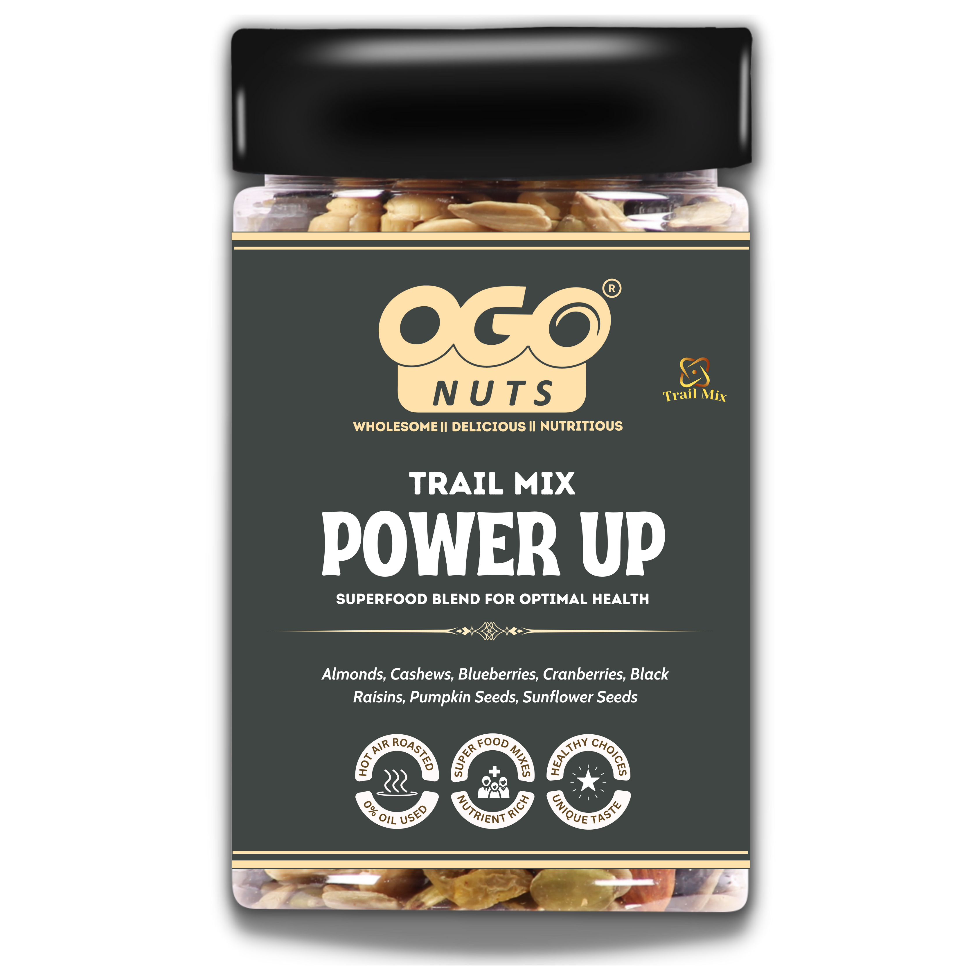 Ogonuts Power Up Mix - Fuel Your Power | Blend for Optimal Health – OgoNuts